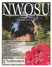 Course Schedules | Northwestern Oklahoma State University