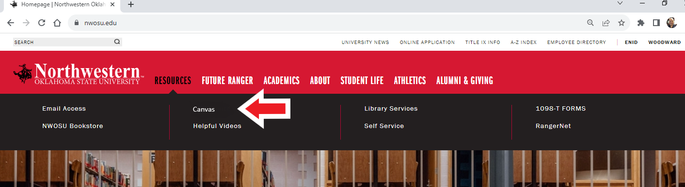 Canvas Login | Northwestern Oklahoma State University
