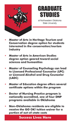 Graduate Studies | Northwestern Oklahoma State University