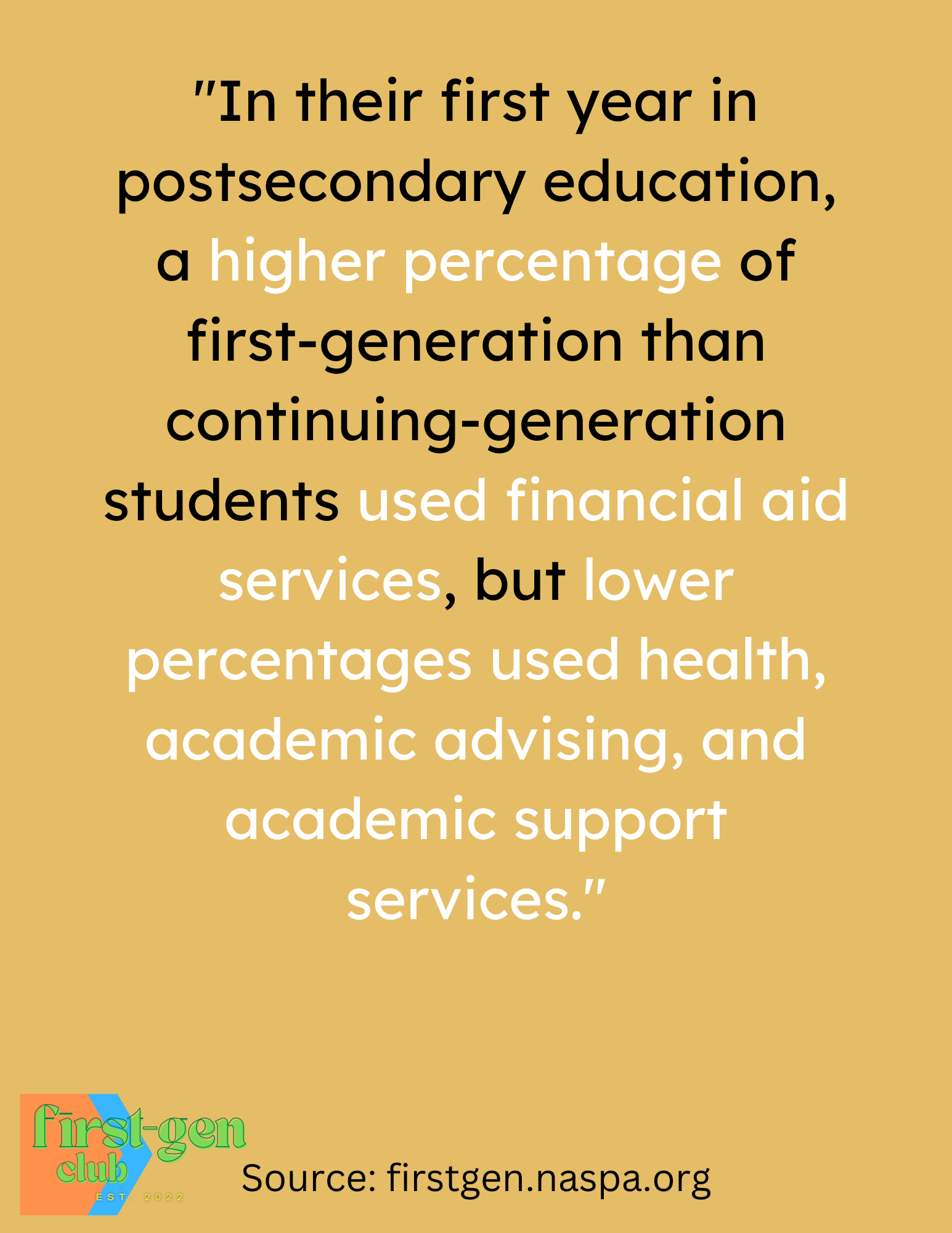 First Gen Club | Northwestern Oklahoma State University