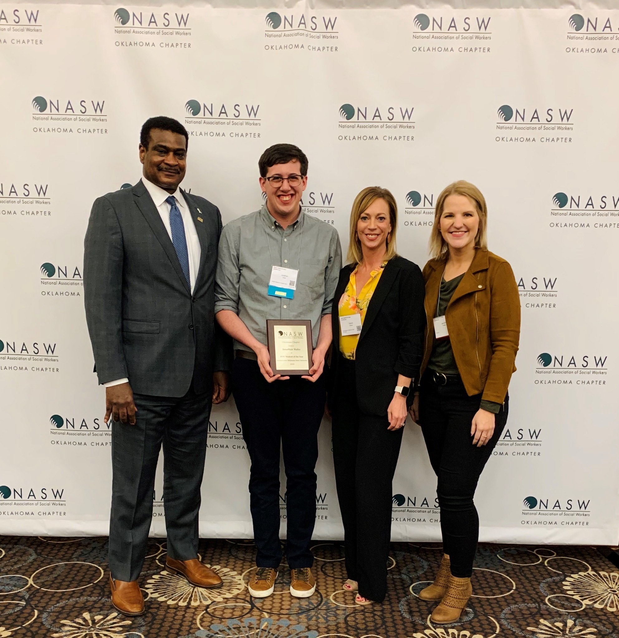 Jonathan Wales named Oklahoma’s Social Work Student of the Year ...