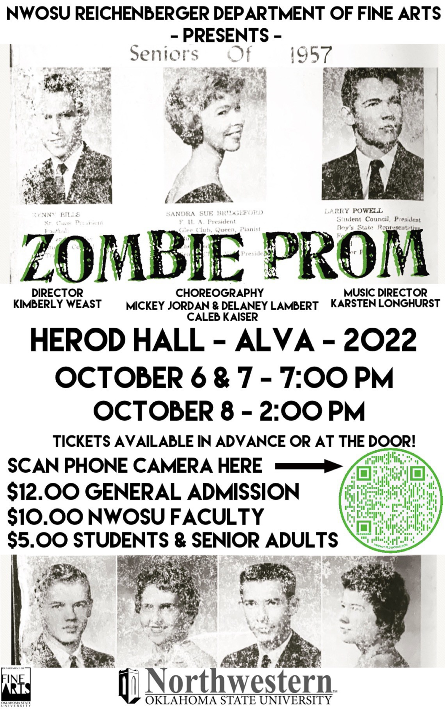 Northwestern Fine Arts to present 'Zombie Prom’ Oct. 6, 7, 8 ...